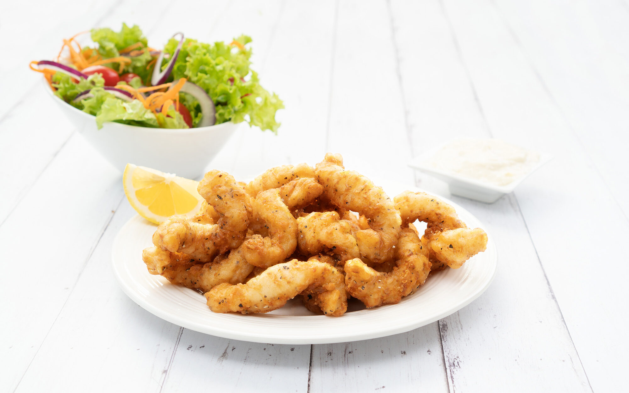 Salt & Pepper Squid Twists - Markwell Foods New Zealand