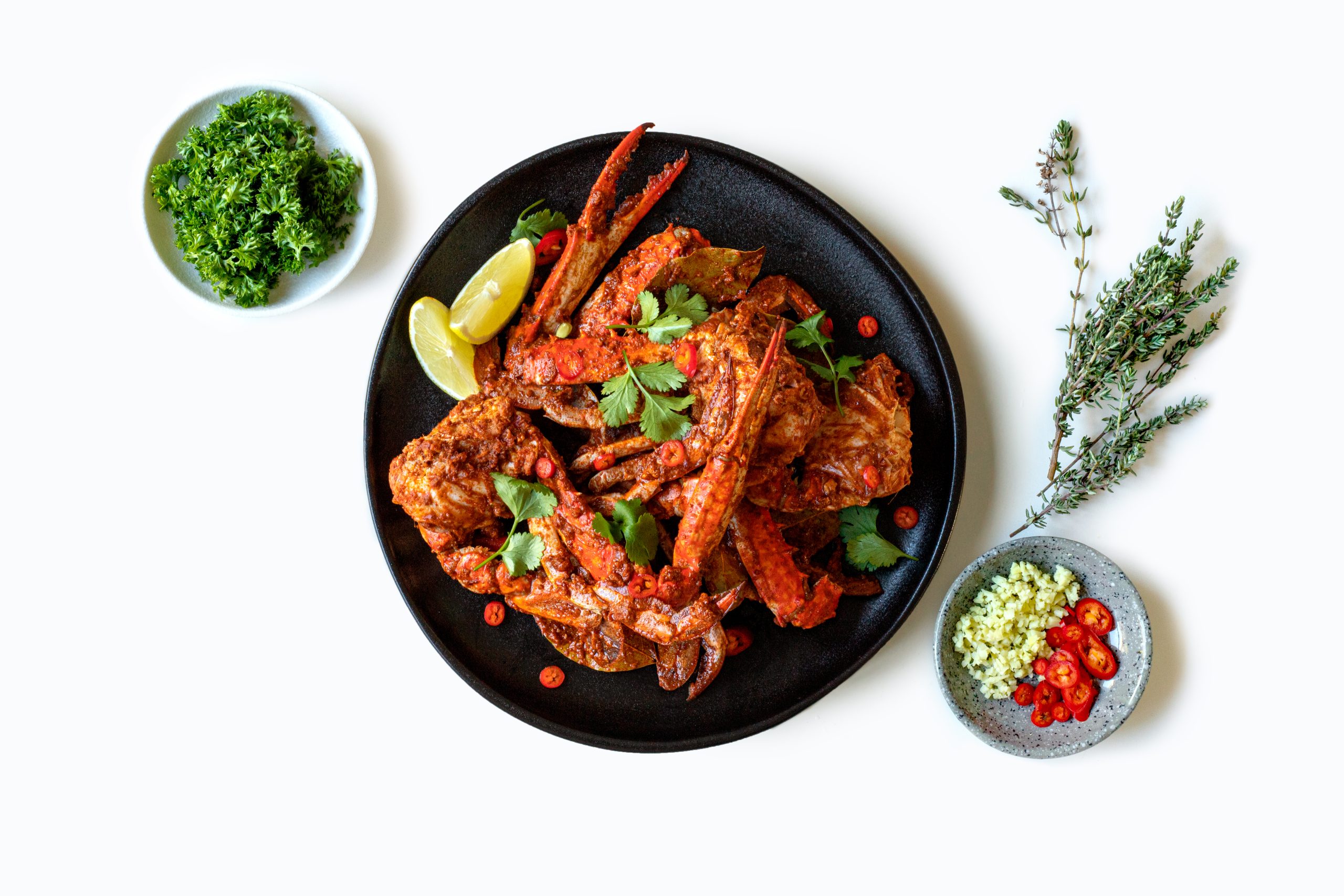 Raw Half Cut Swimmer Crab - Markwell Foods New Zealand